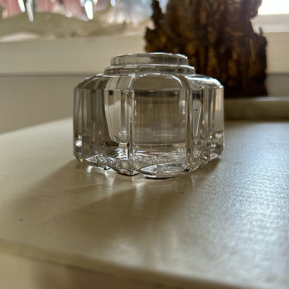 Antique | Accents | Antique Victorian Lead Crystal Inkwell | Poshmark